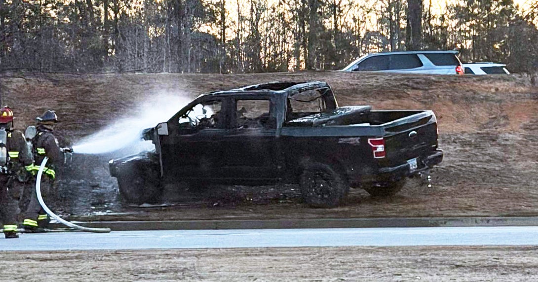 Truck catches fire in car rider line at Harlem Middle School - The ...